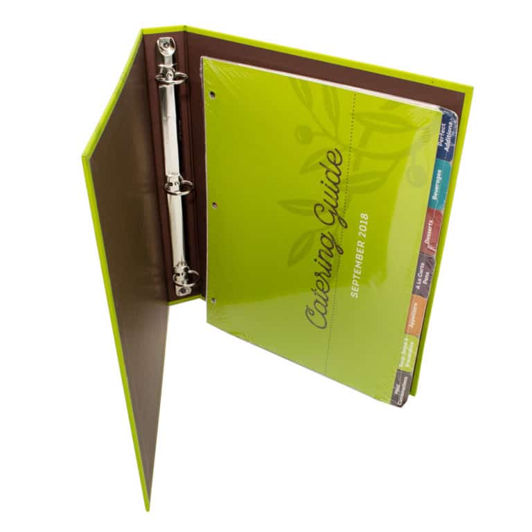 Customized Turned Edge Casemade Binders | NAPCO