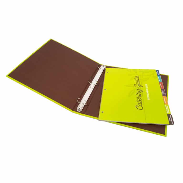 Customized Turned Edge Casemade Binders | NAPCO