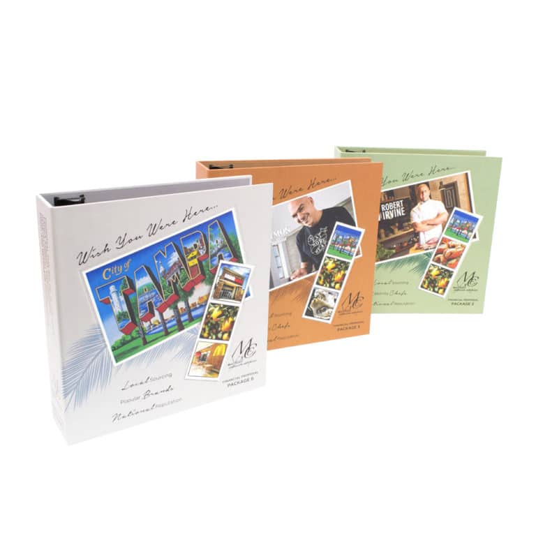 Customized Turned Edge Casemade Binders | NAPCO