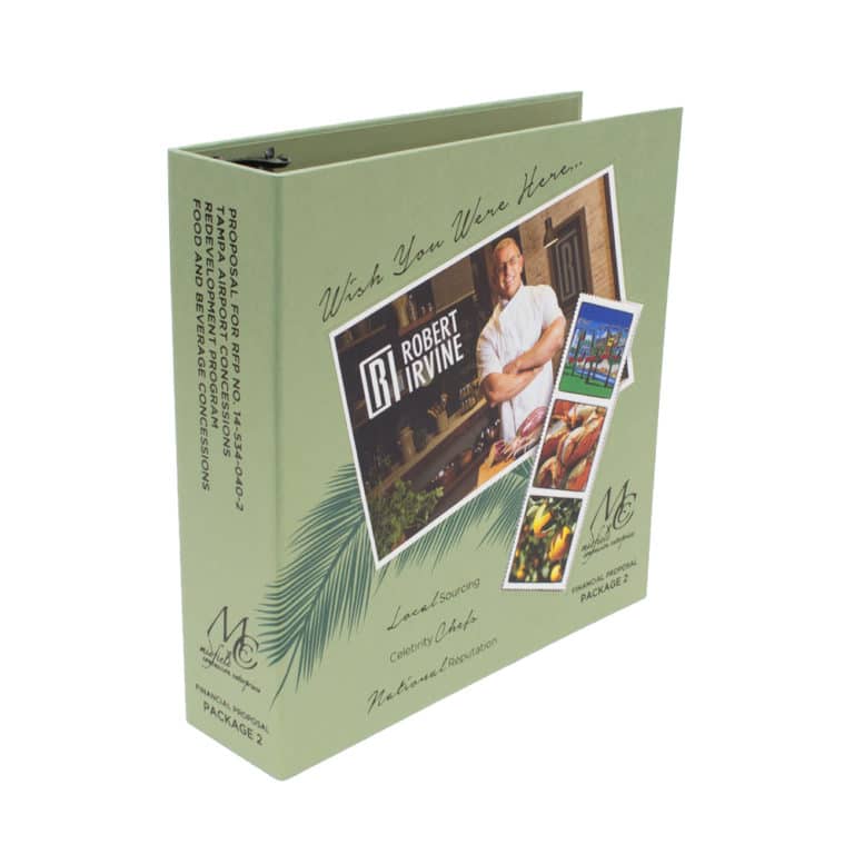 Customized Turned Edge Casemade Binders | NAPCO